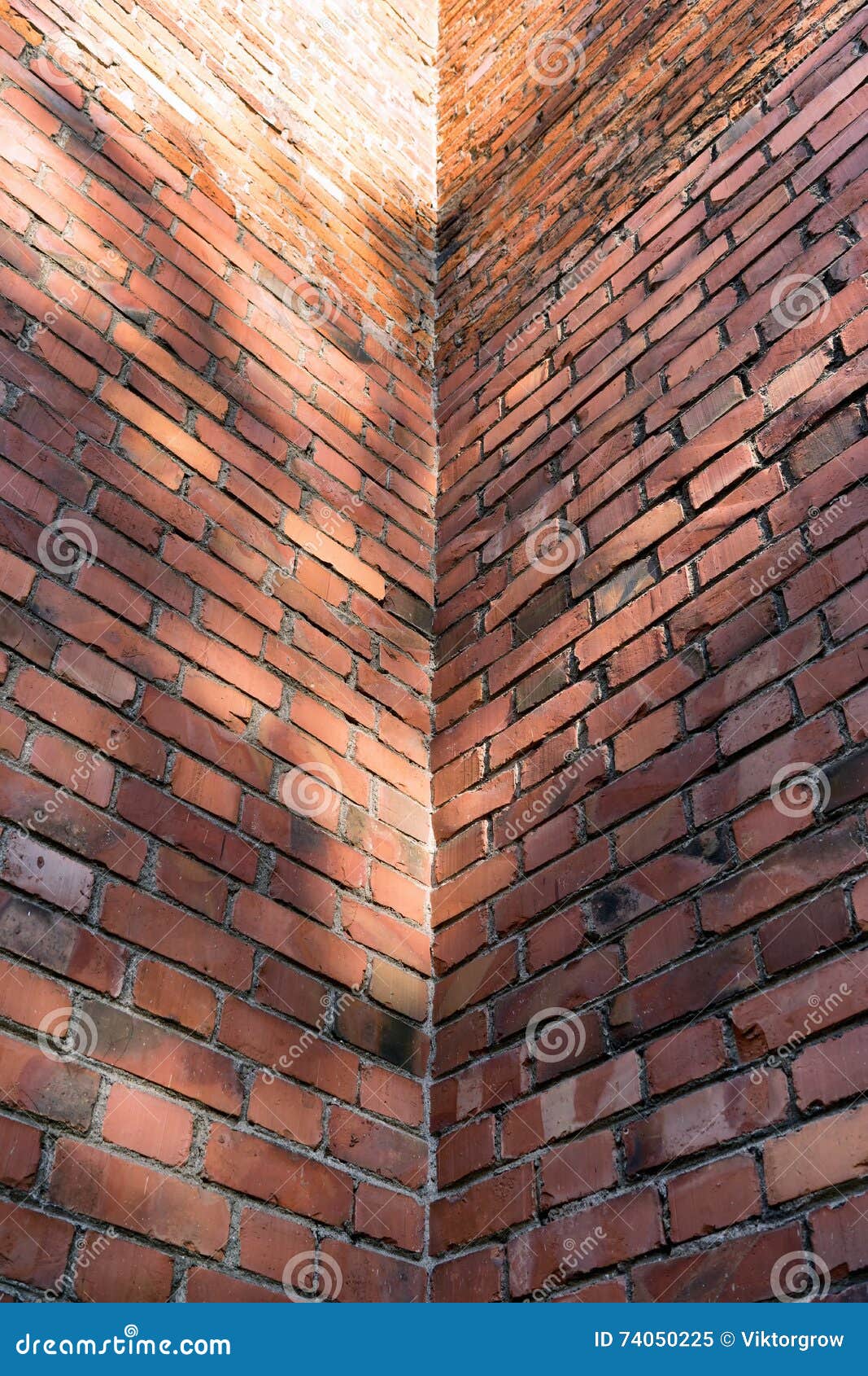 Inside Corner Of A Multi-story Residential Building, Close View Of ...