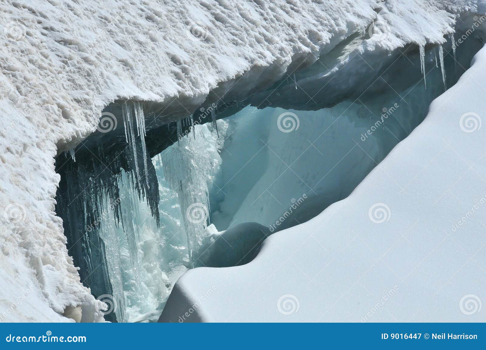 Inside a crevasse stock image. Image of storm, gasses - 9016447