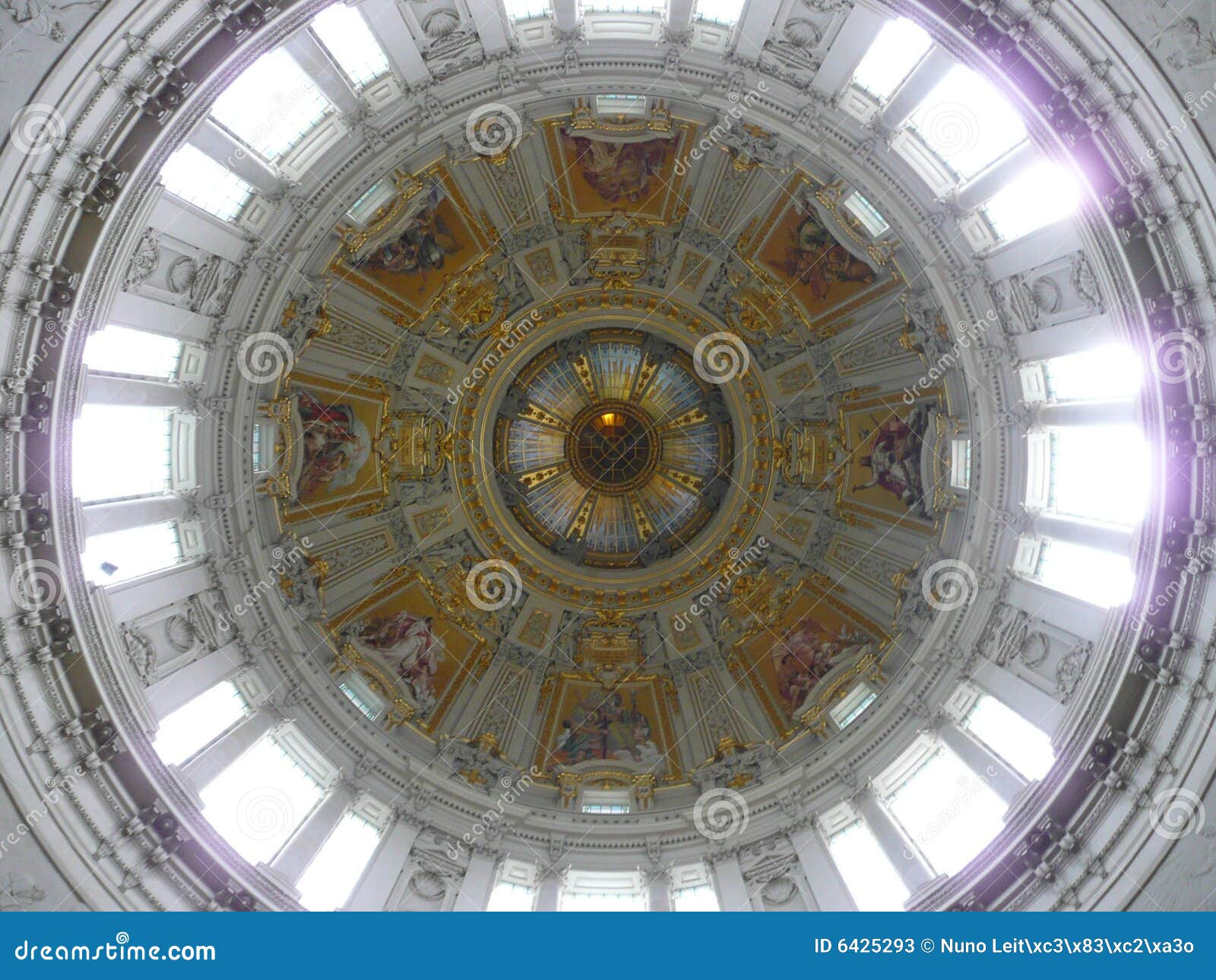 Inside Cupola Cathedral Berlin Editorial Stock Photo - Image of ...