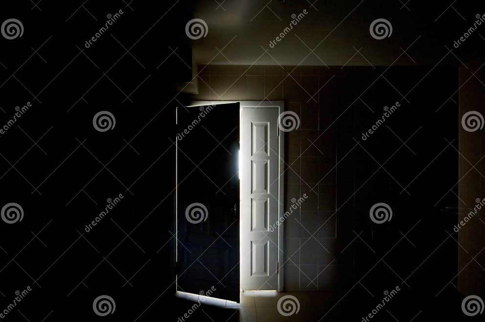 Inside a dark room stock image. Image of exit, lock, illusion - 9434979