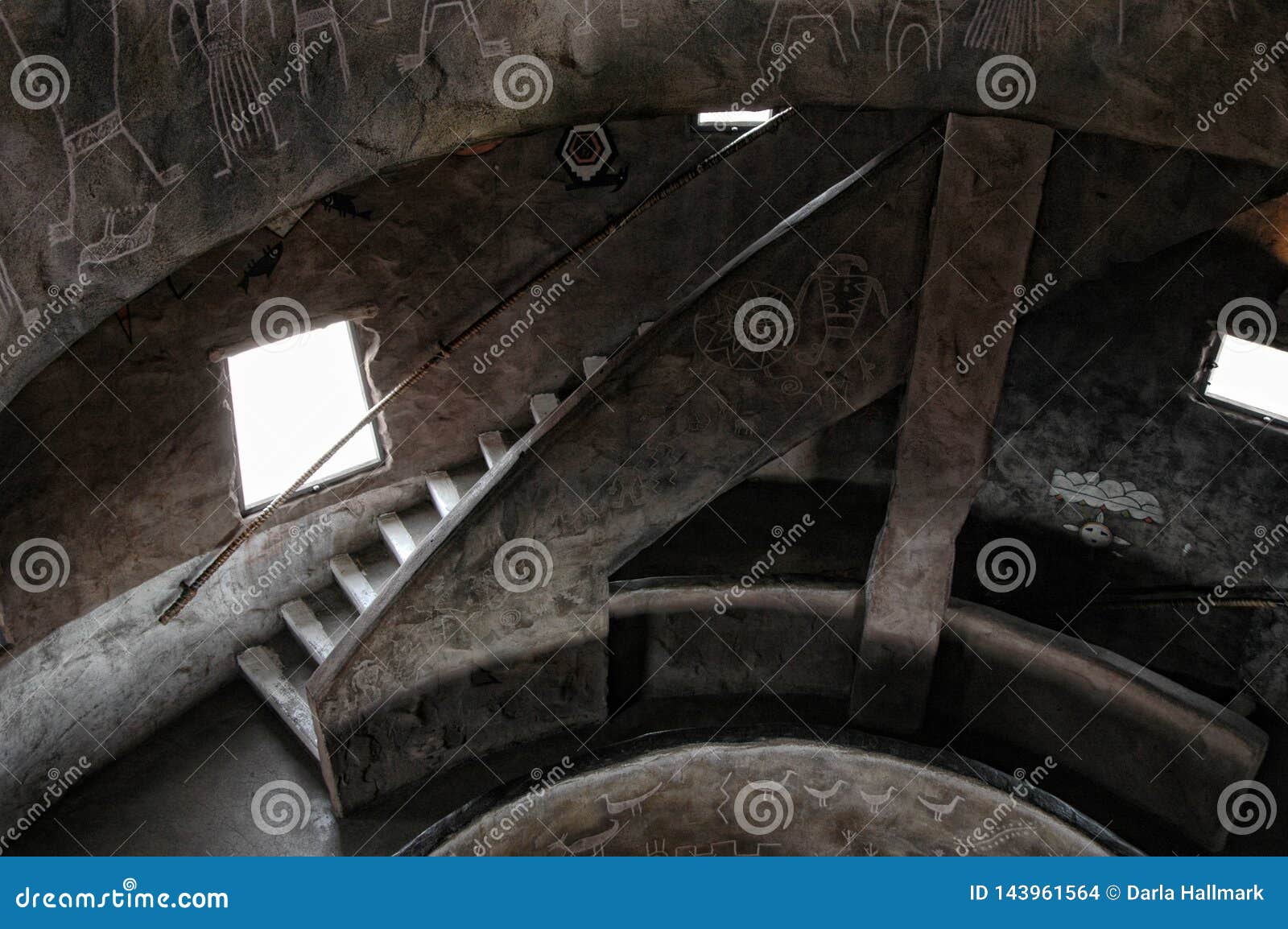 Inside the Dark Wizard`s Tower Stock Photo - Image of markings, magical ...