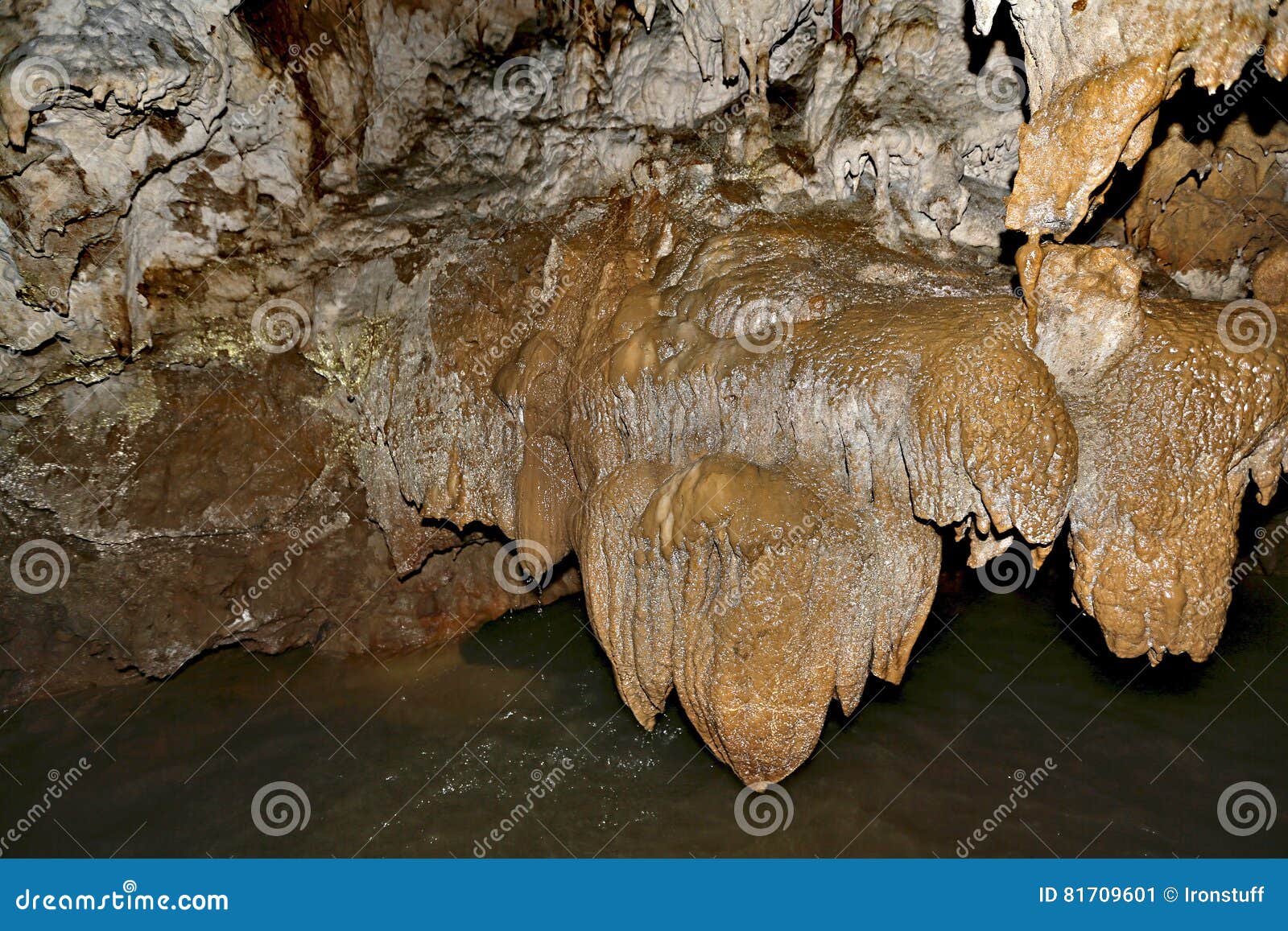 Inside a deep cave stock image. Image of empty, inside - 81709601