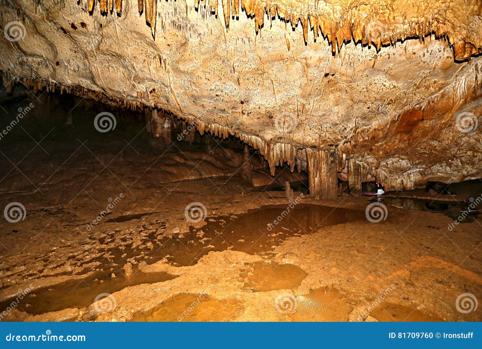 Inside a deep cave stock photo. Image of travel, passage - 81709760