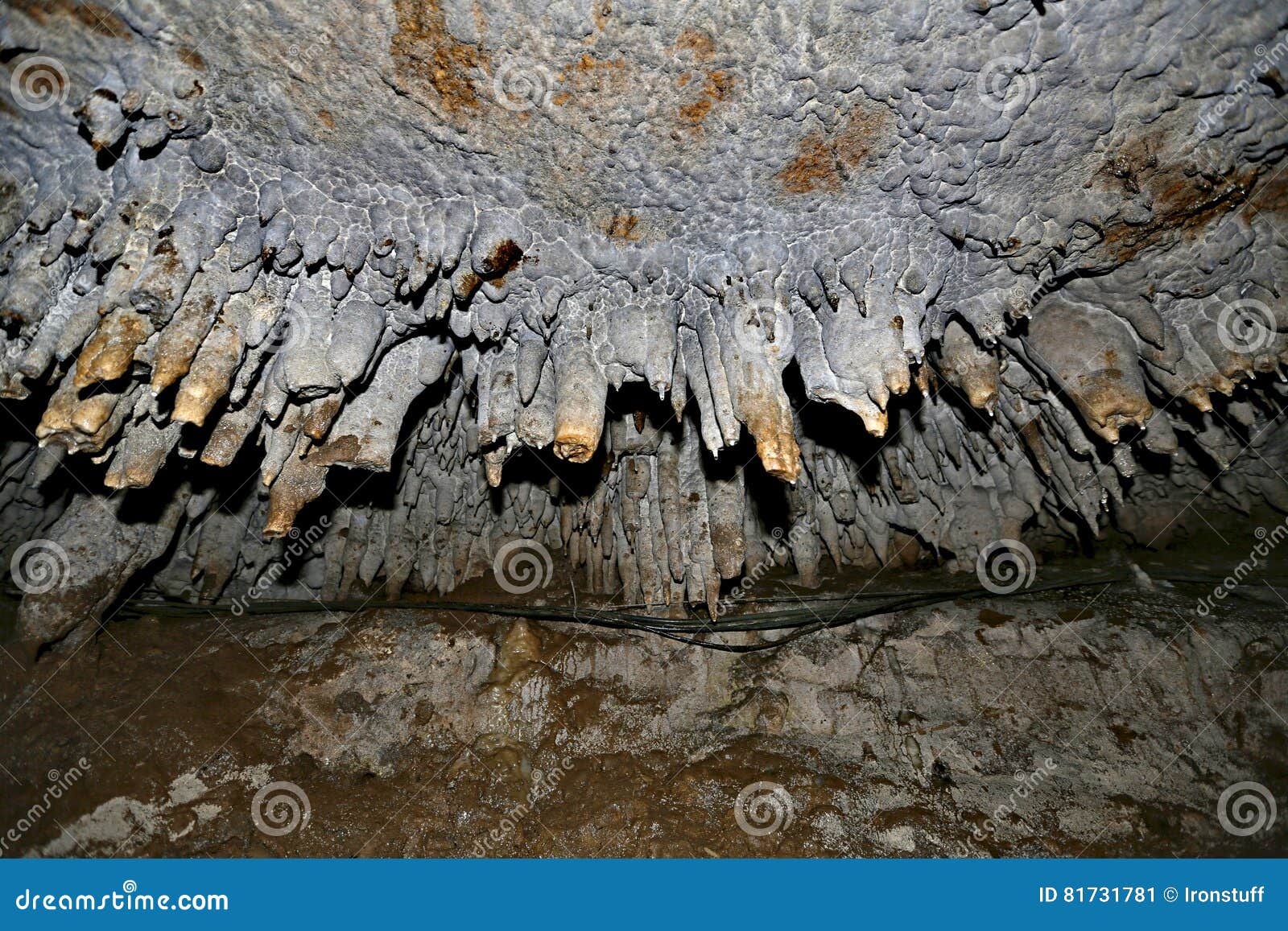 Inside a deep cave stock image. Image of dark, stone - 81731781