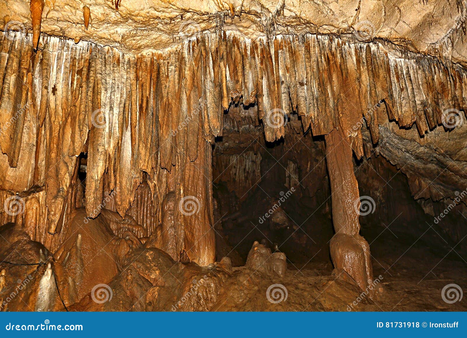 Inside a deep cave stock photo. Image of wall, stone - 81731918