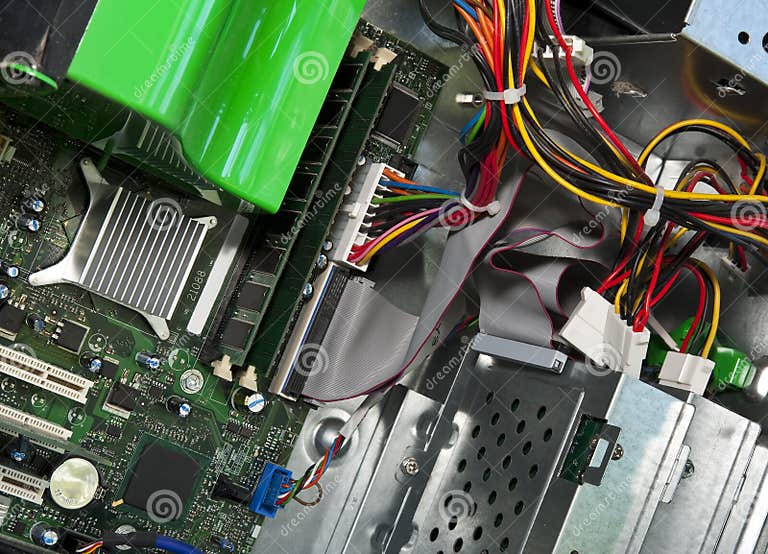 Inside a Desktop Computer stock photo. Image of processor - 10153198