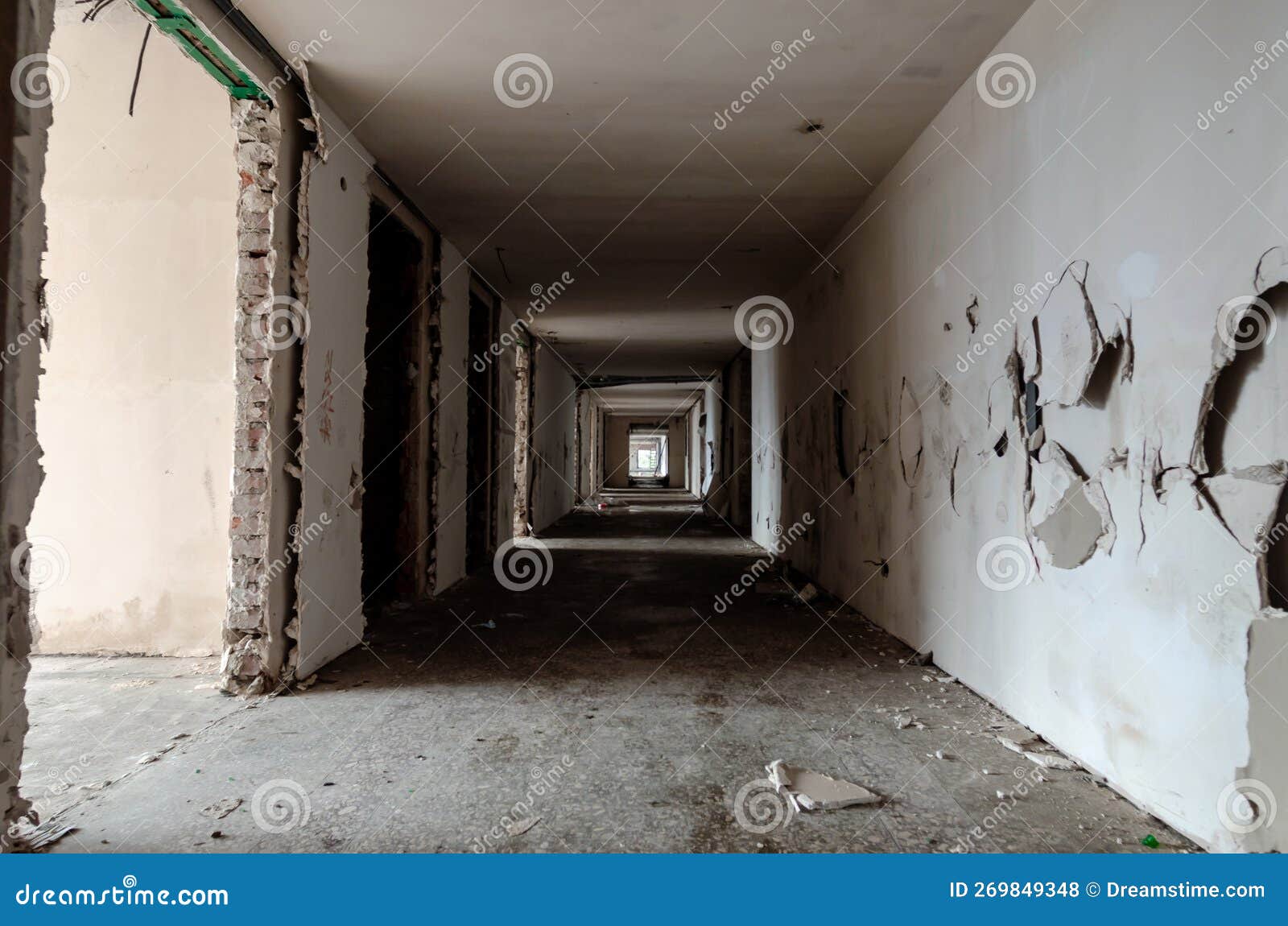 Inside a Destroyed and Burnt House in Ukraine Stock Photo - Image of ...