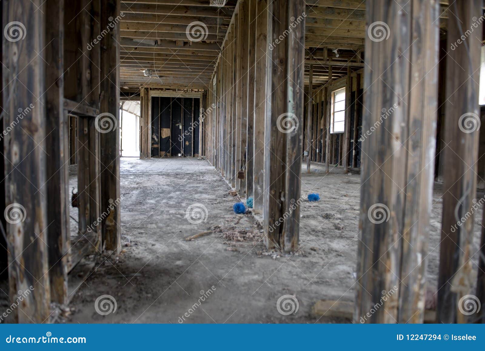 Inside destructed house stock photo. Image of ruined - 12247294