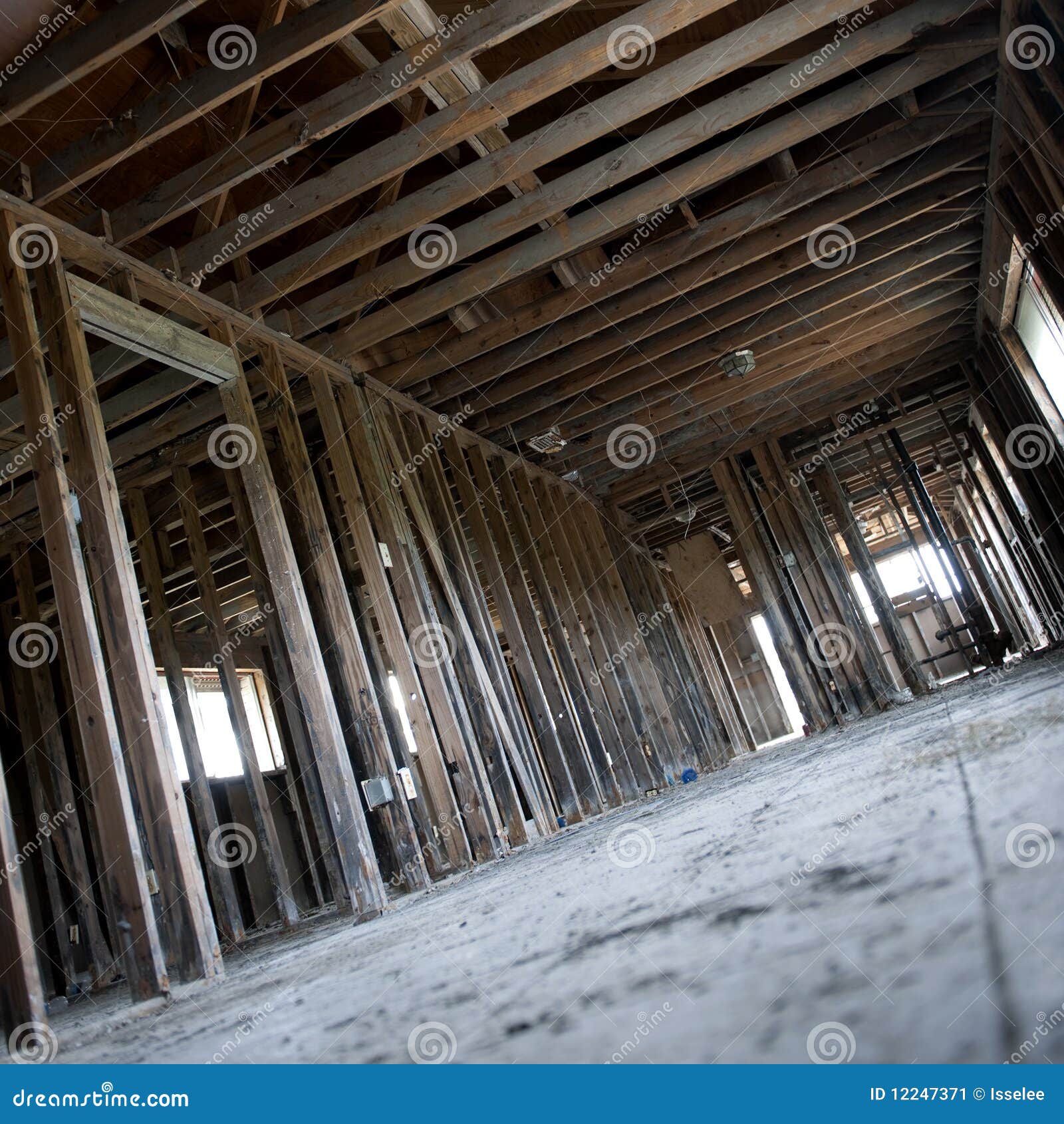 Inside destructed house stock image. Image of destinations - 12247371