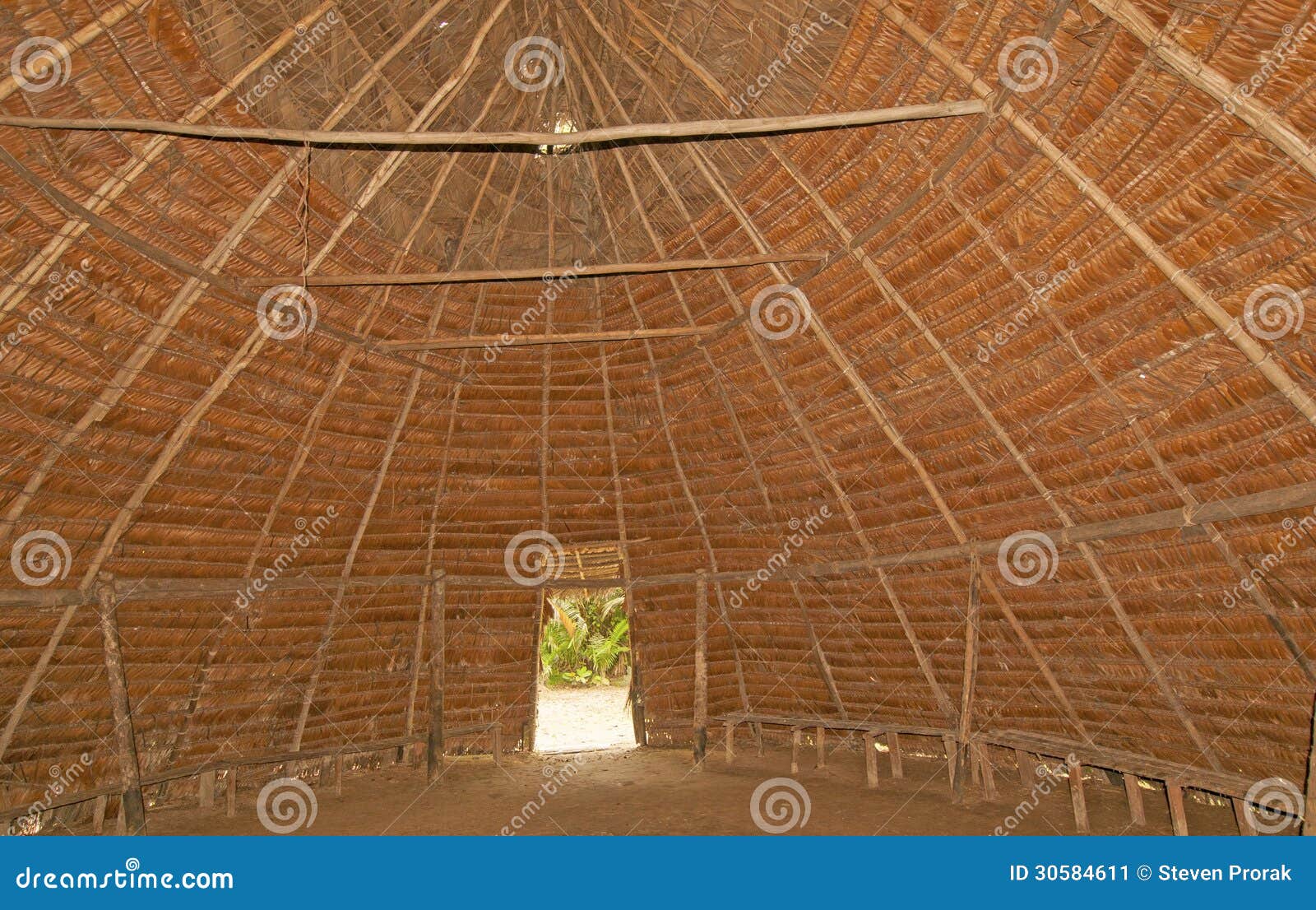 Inside Details of an Amazon Rain Forest Lodge. Stock Image - Image of ...