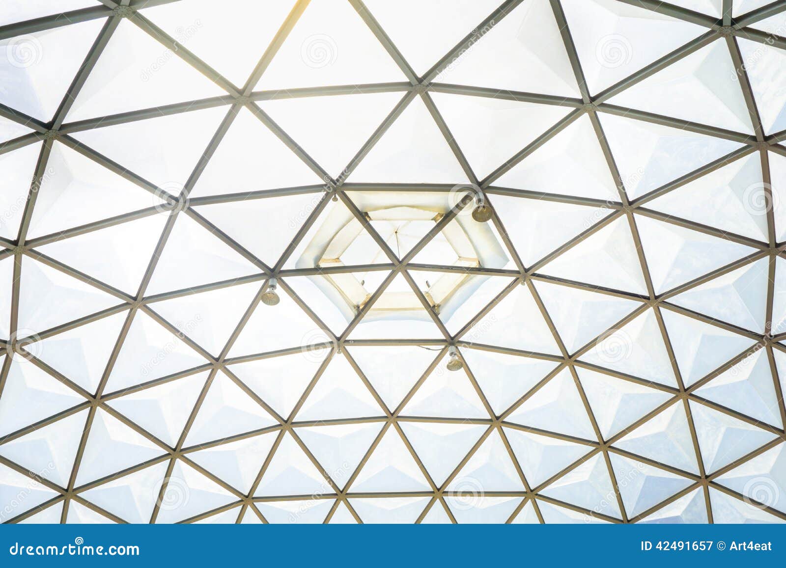 Inside dome stock image. Image of form, show, geodesic - 42491657