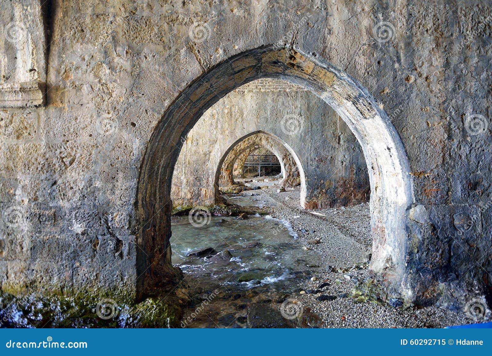 Inside the Dry Docks of Alanya Castle Stock Image - Image of docksnof ...