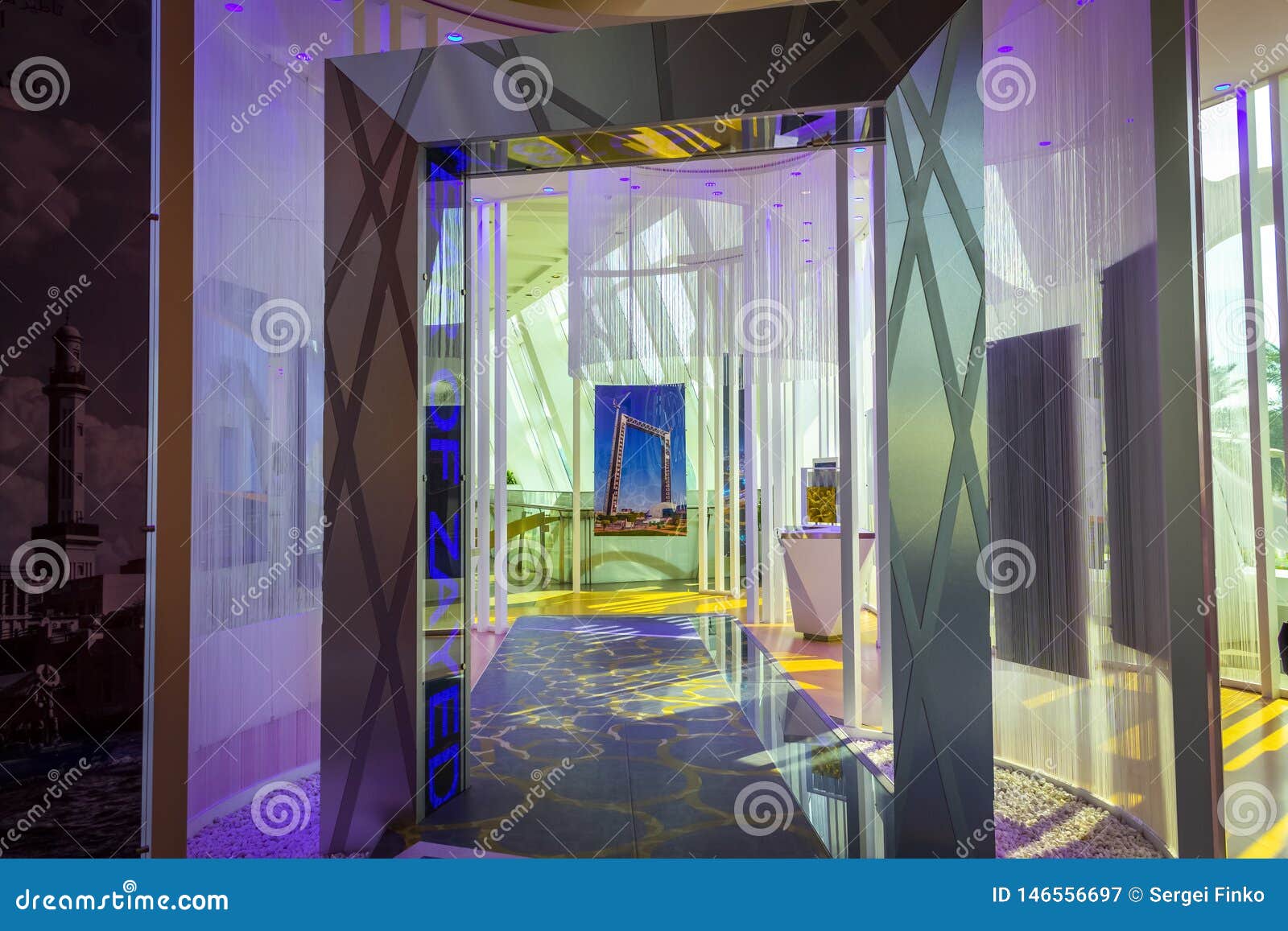Inside Dubai Frame editorial photography. Image of frame - 146556697