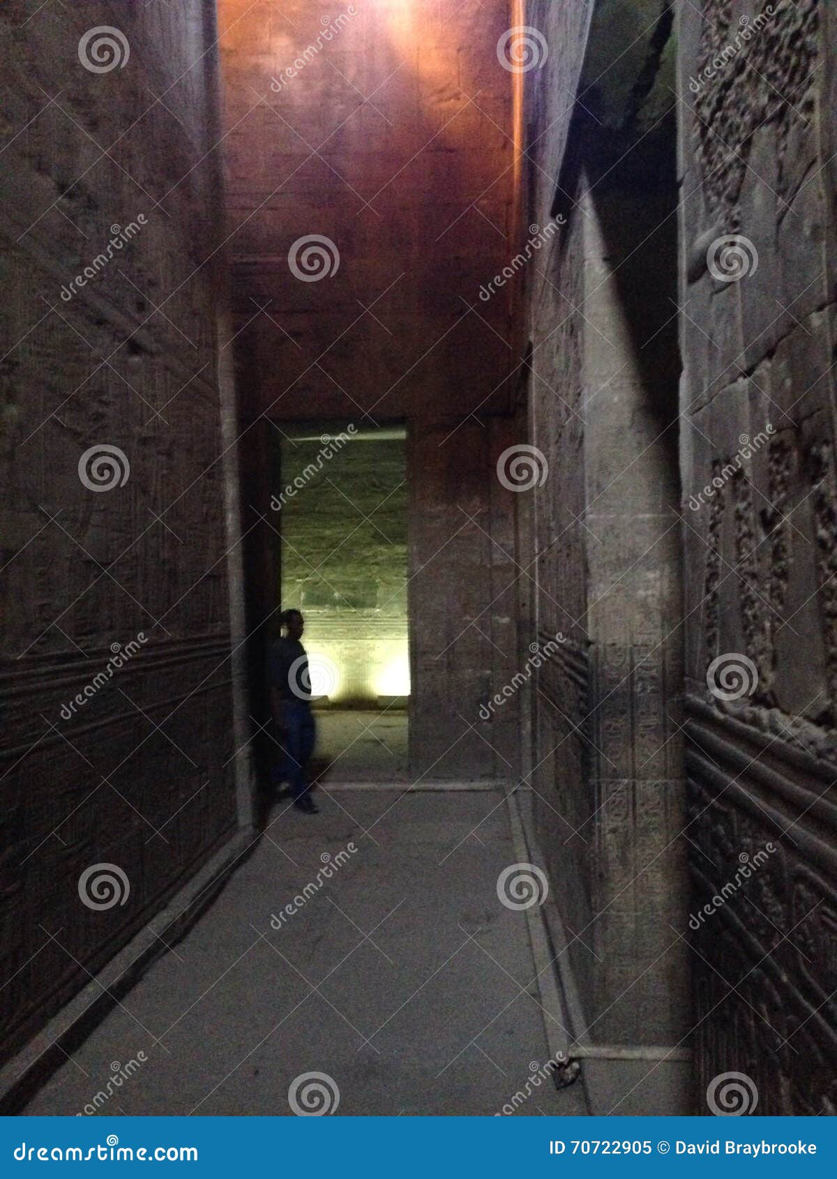Inside Egyptian Temple Sanctum Walls Stock Image - Image of walls ...