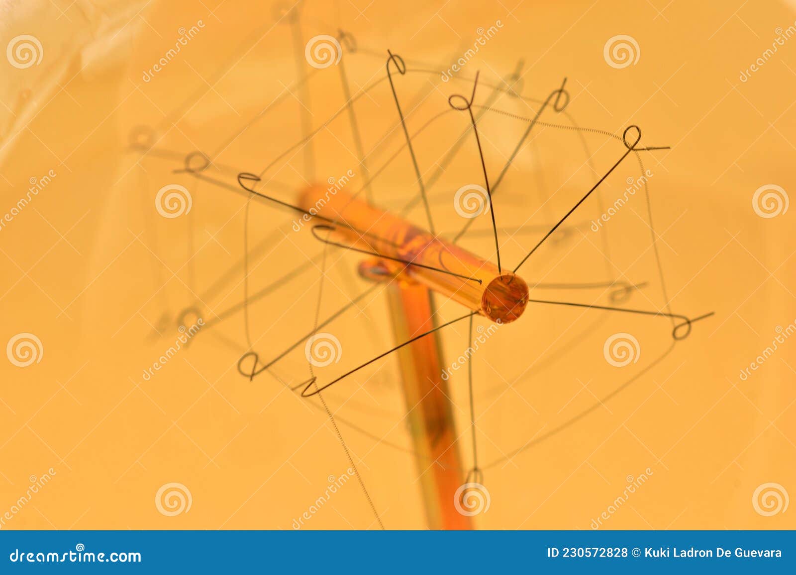 Inside an Electric Light Bulb Stock Photo - Image of inside, close ...