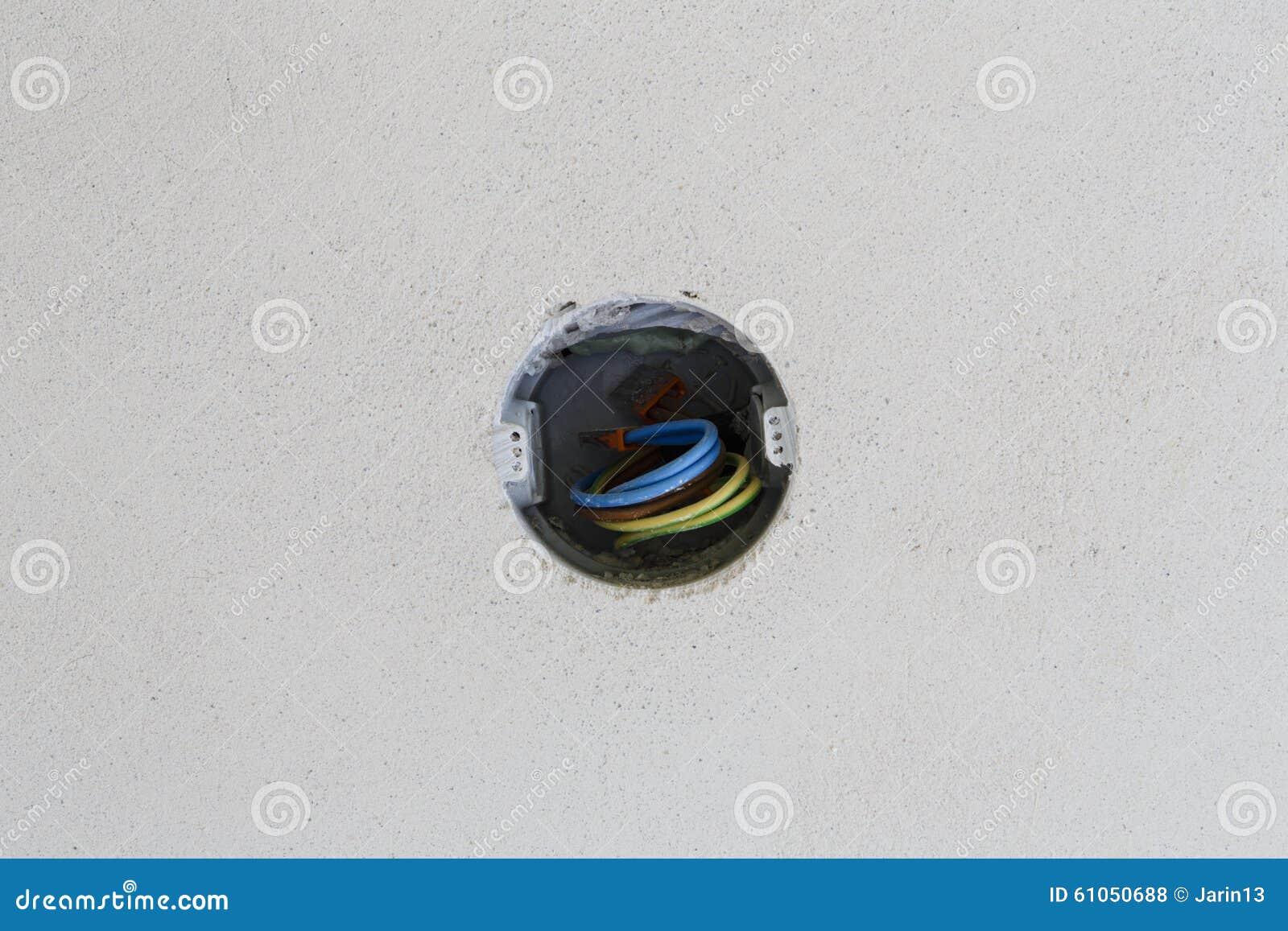 Inside of Electrical Outlet Stock Photo - Image of wall, electricity ...
