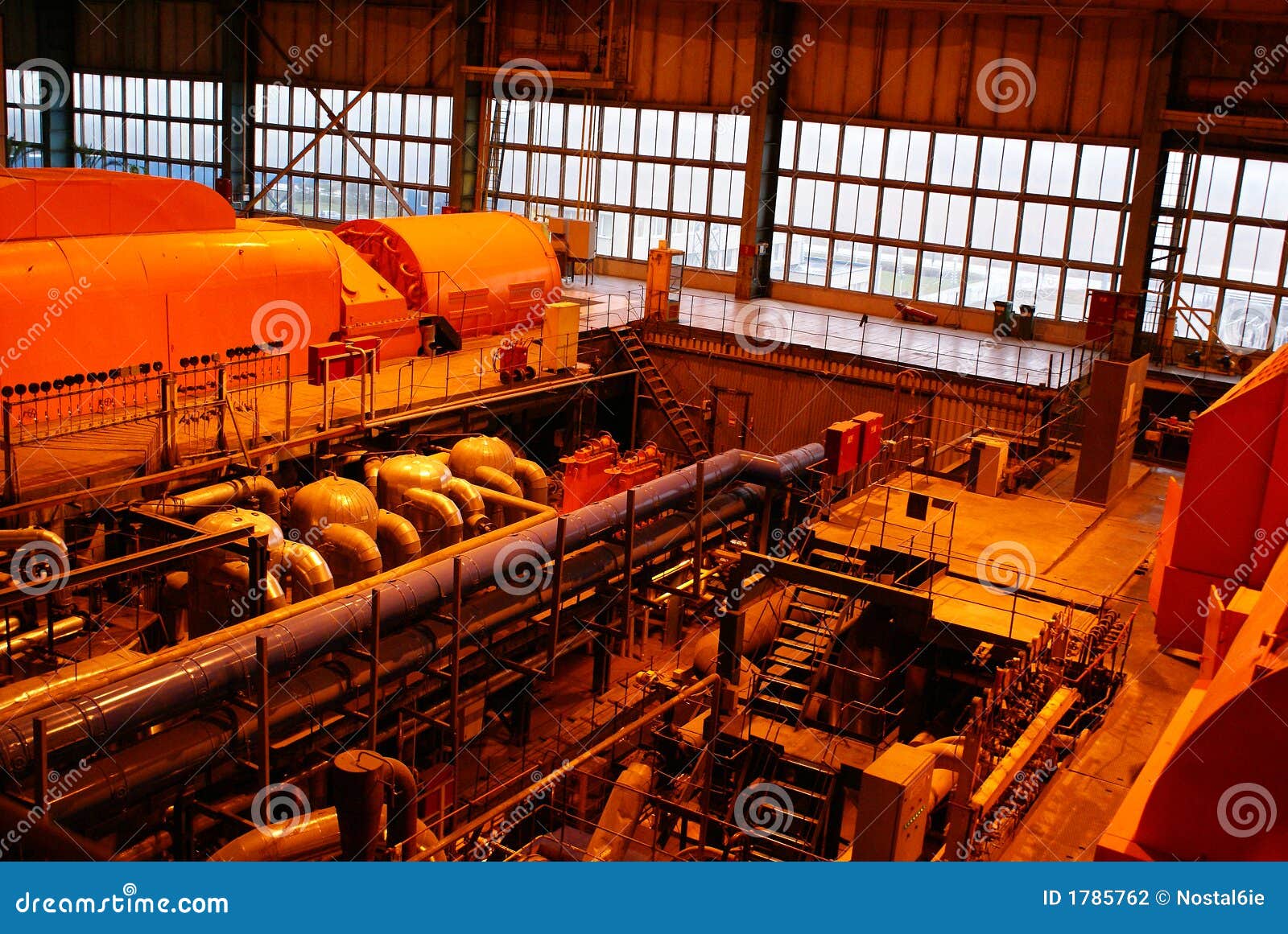 Inside of Electrical Power Plant Stock Photo - Image of estate ...