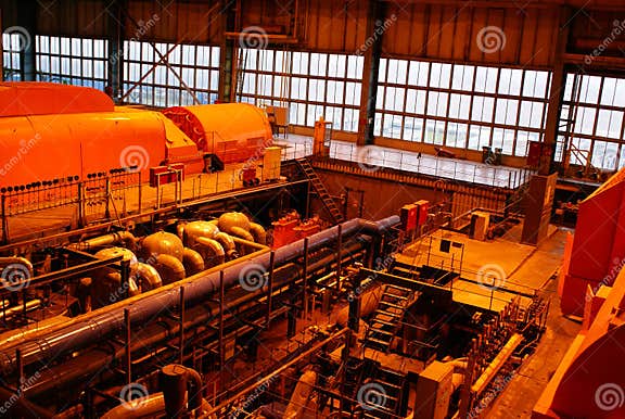 Inside of Electrical Power Plant Stock Photo - Image of estate ...