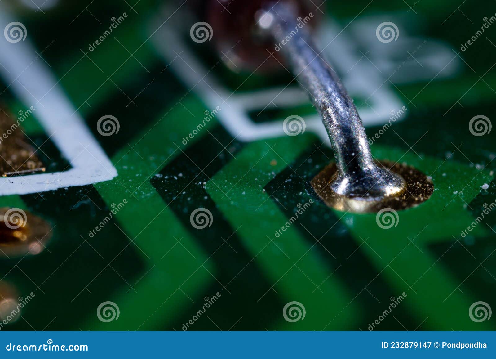 Inside of Electronic Devices Stock Image - Image of semiconductor ...