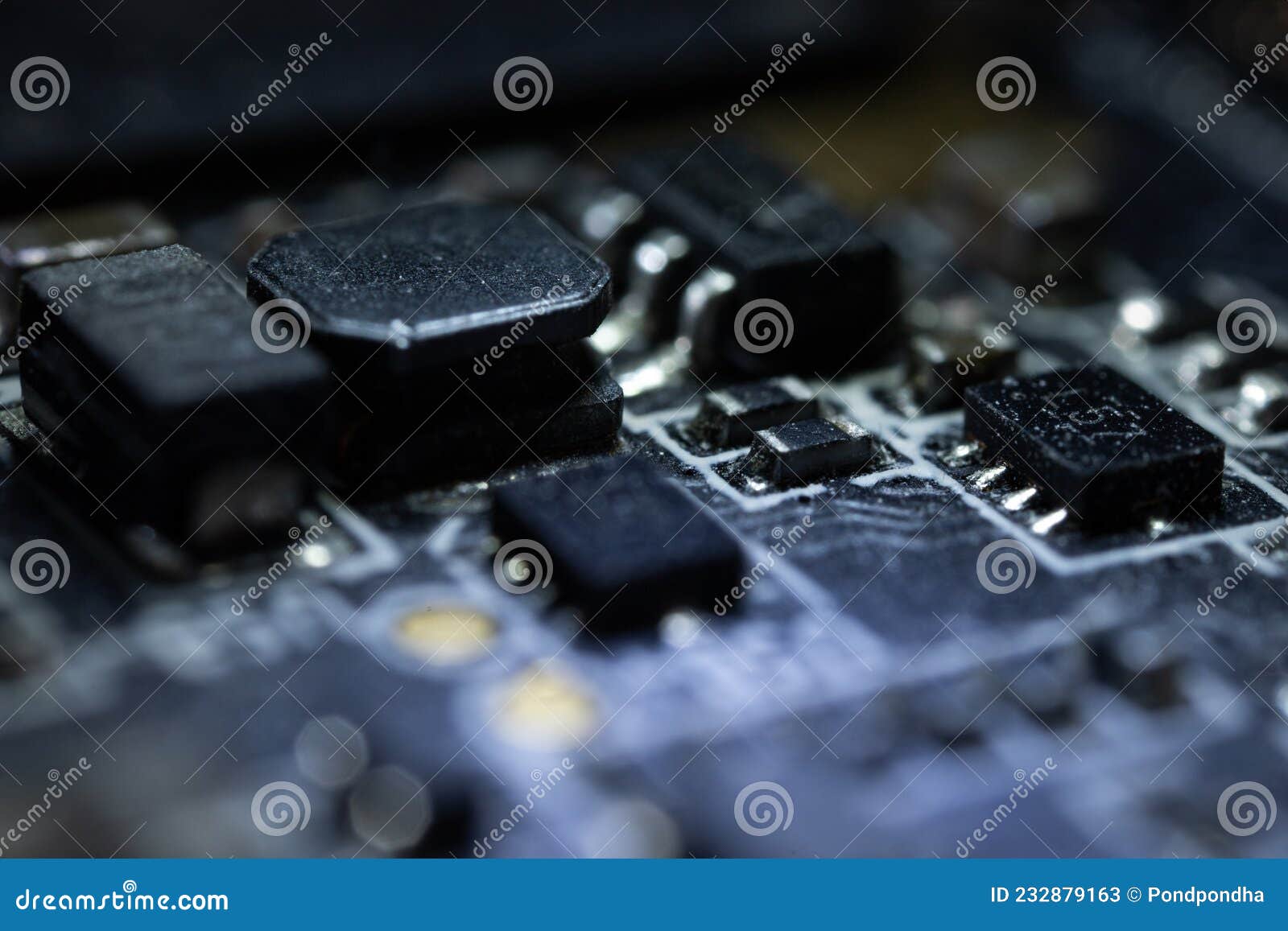 Inside of Electronic Devices Stock Image - Image of mainboard ...
