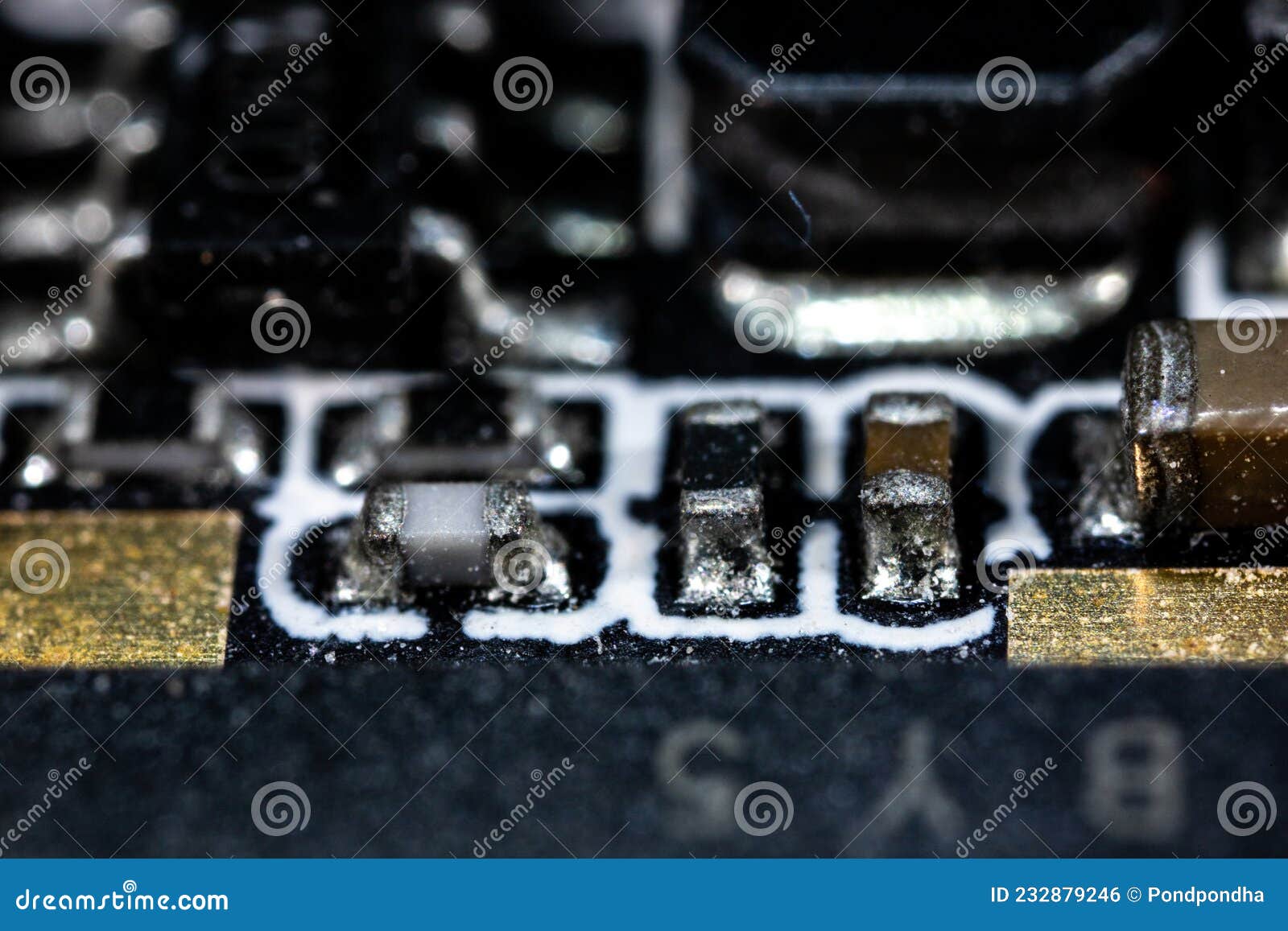 Inside of Electronic Devices Stock Photo - Image of music, motherboard ...