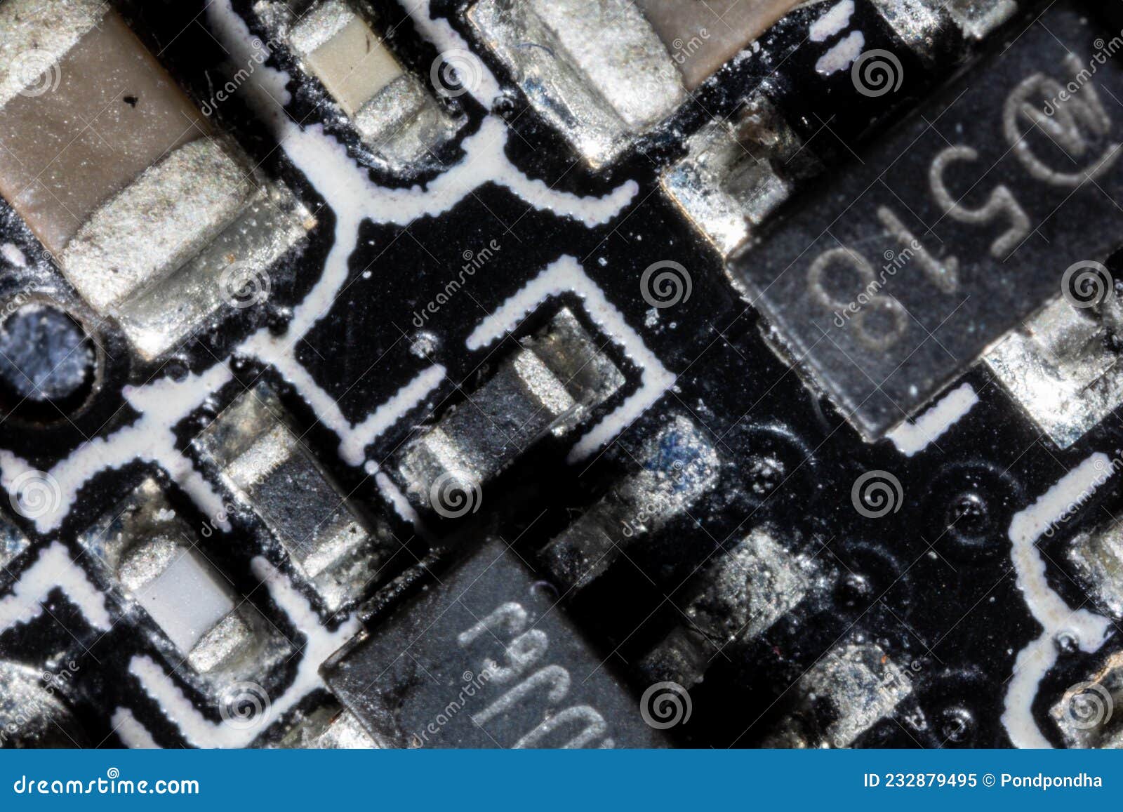 Inside of Electronic Devices Stock Image - Image of motherboard ...