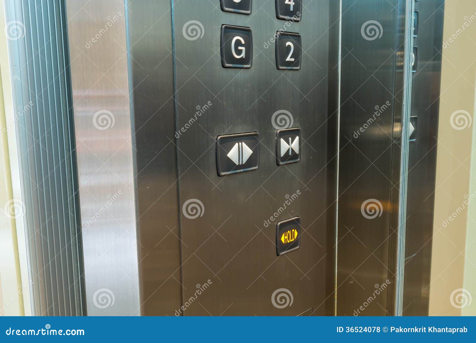 Inside of Elevator stock photo. Image of closeup, city - 36524078