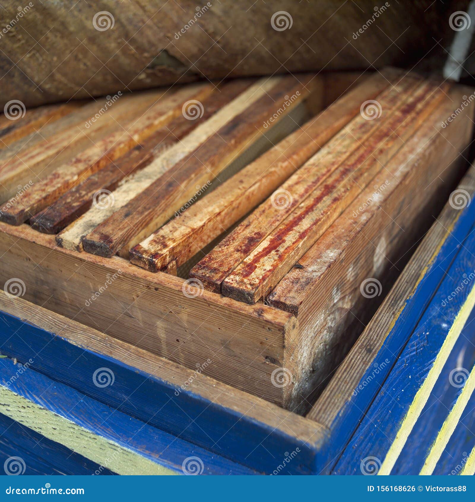 Old Empty Beehive Isolated On White Background Stock Image ...