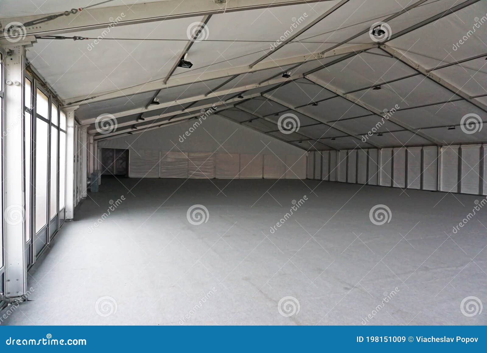 Inside empty Big Tent stock image. Image of empty, canvas - 198151009