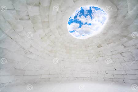 Inside empty house of ice stock photo. Image of december - 21460544