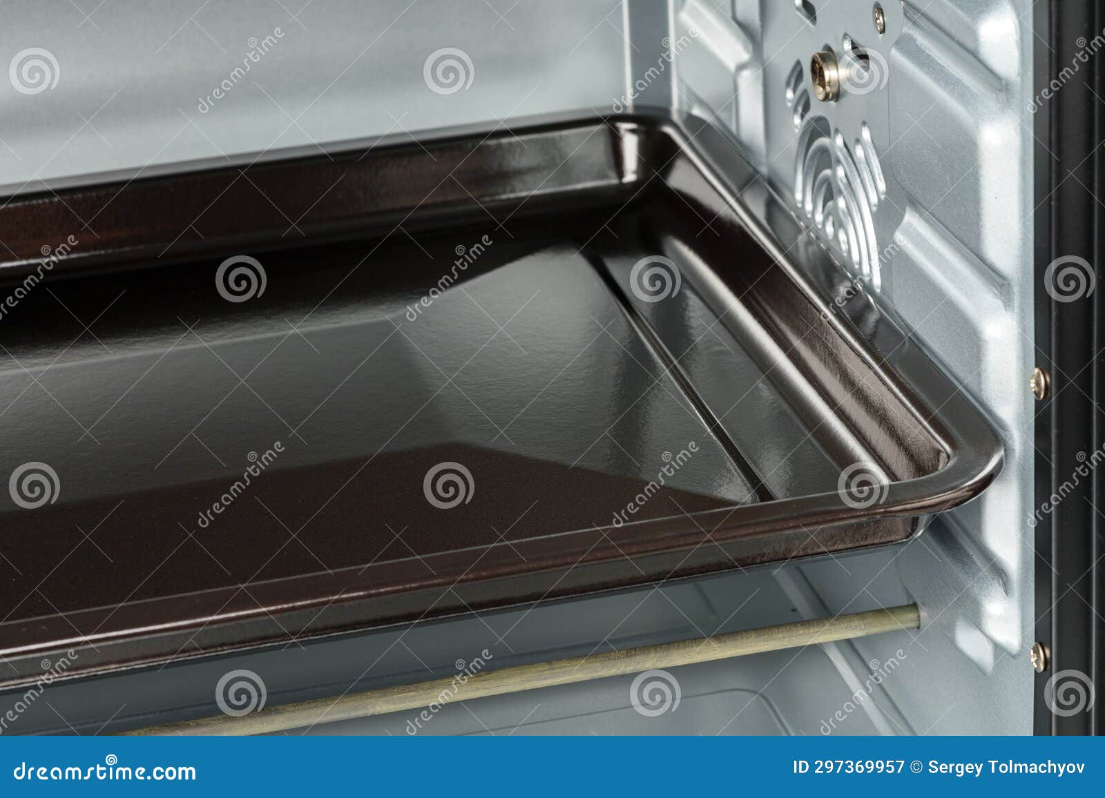 Inside of Empty Mini Electric Stove Oven Stock Image - Image of empty ...