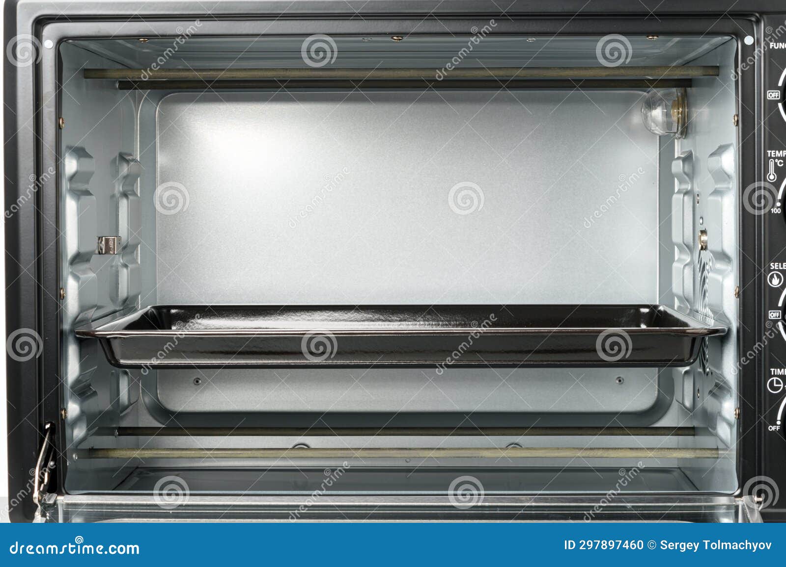 Inside of Empty Mini Electric Stove Oven Stock Photo - Image of ...
