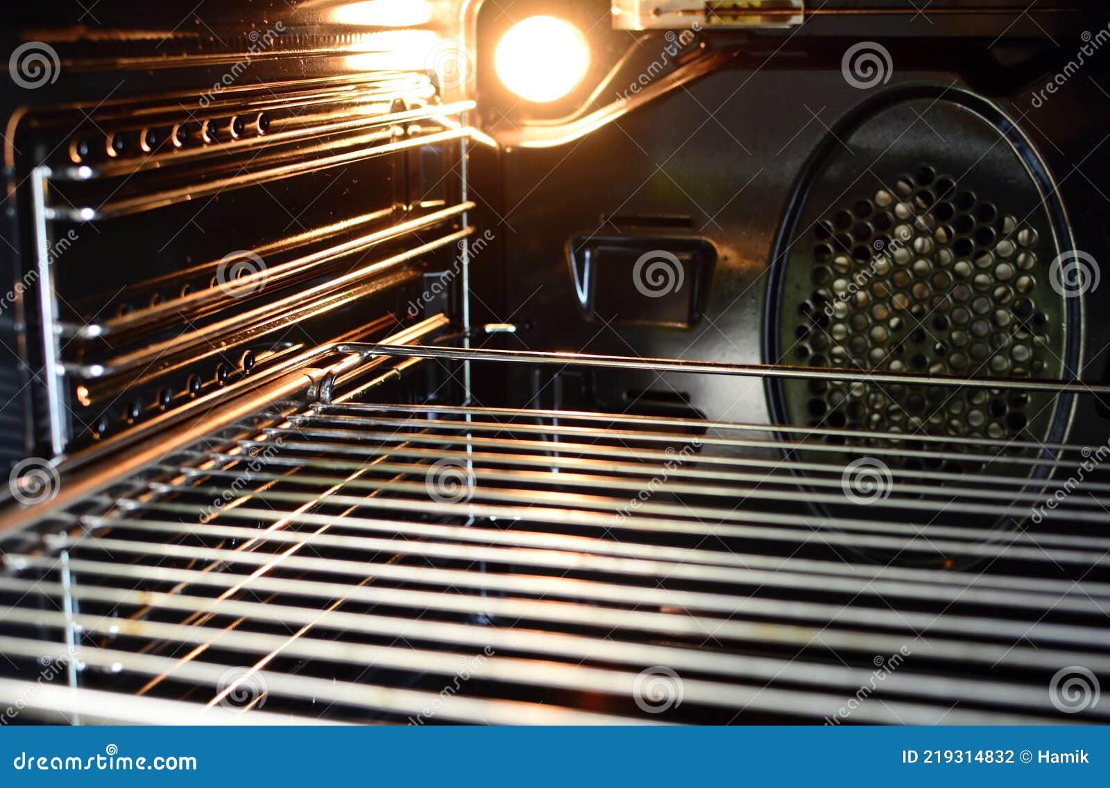 Inside of an empty oven stock photo. Image of design - 219314832