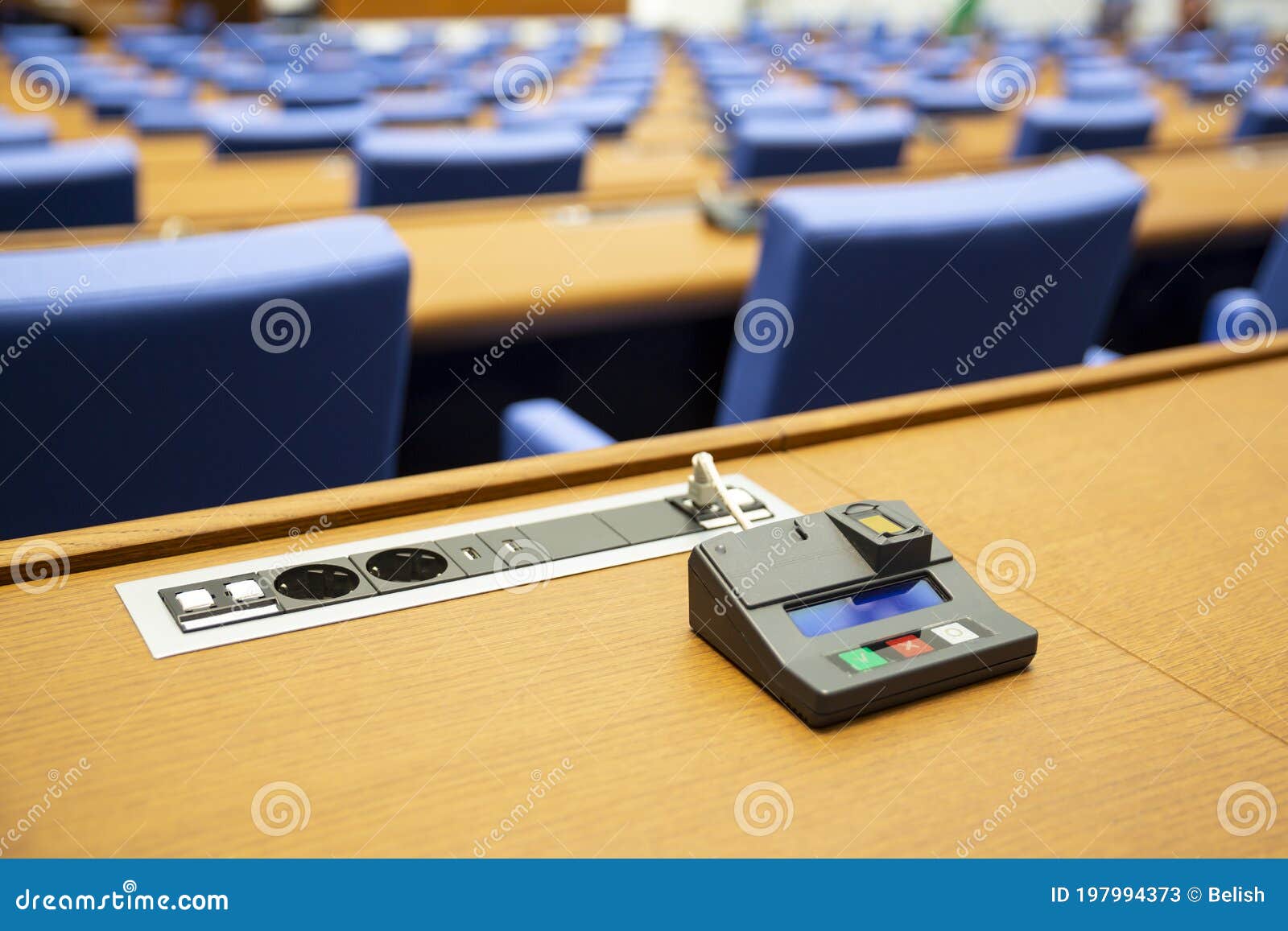 Inside of an Empty Parliament Stock Image - Image of interior, congress ...