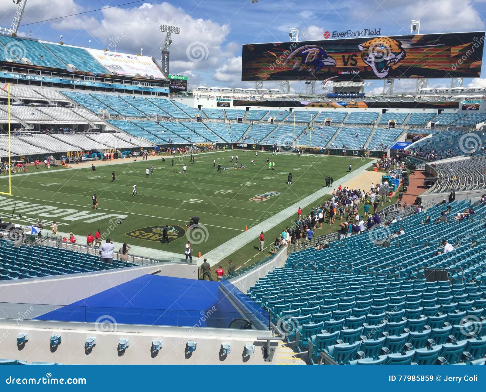 Inside EverBank Field editorial stock image. Image of home - 77985859