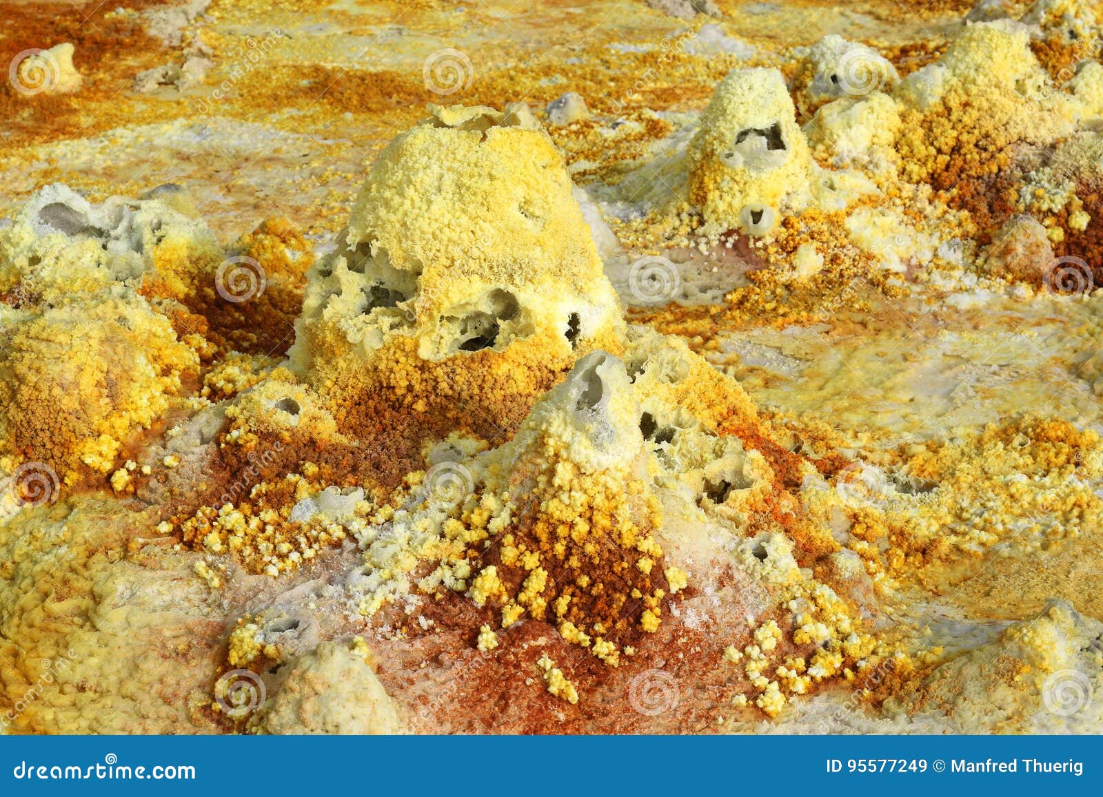 Inside the Explosion Crater of Dallol Volcano, Danakil Depression ...