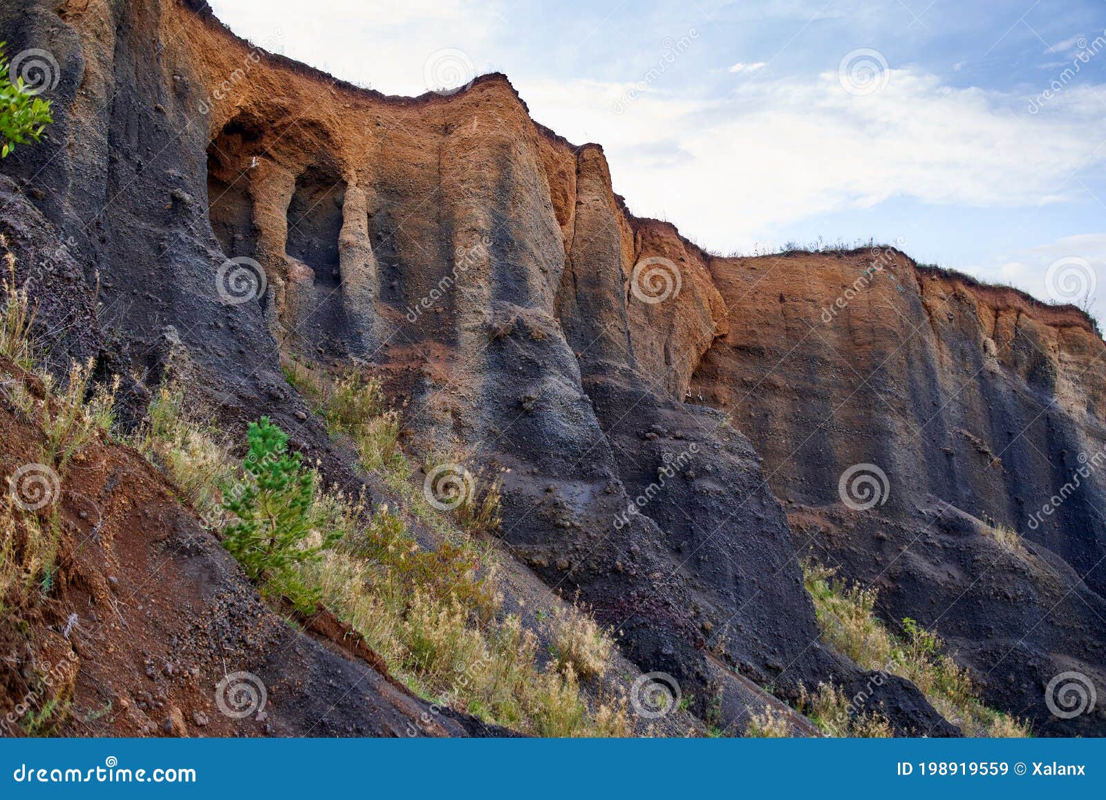 Inside an extinct volcano stock image. Image of ancient - 198919559