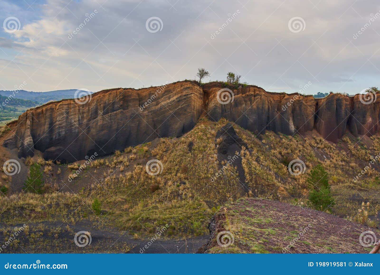 Inside an extinct volcano stock image. Image of ancient - 198919581