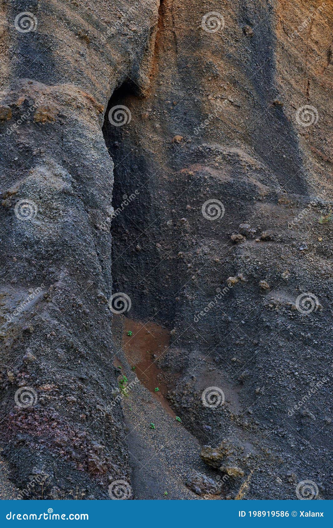 Inside an extinct volcano stock photo. Image of geological - 198919586