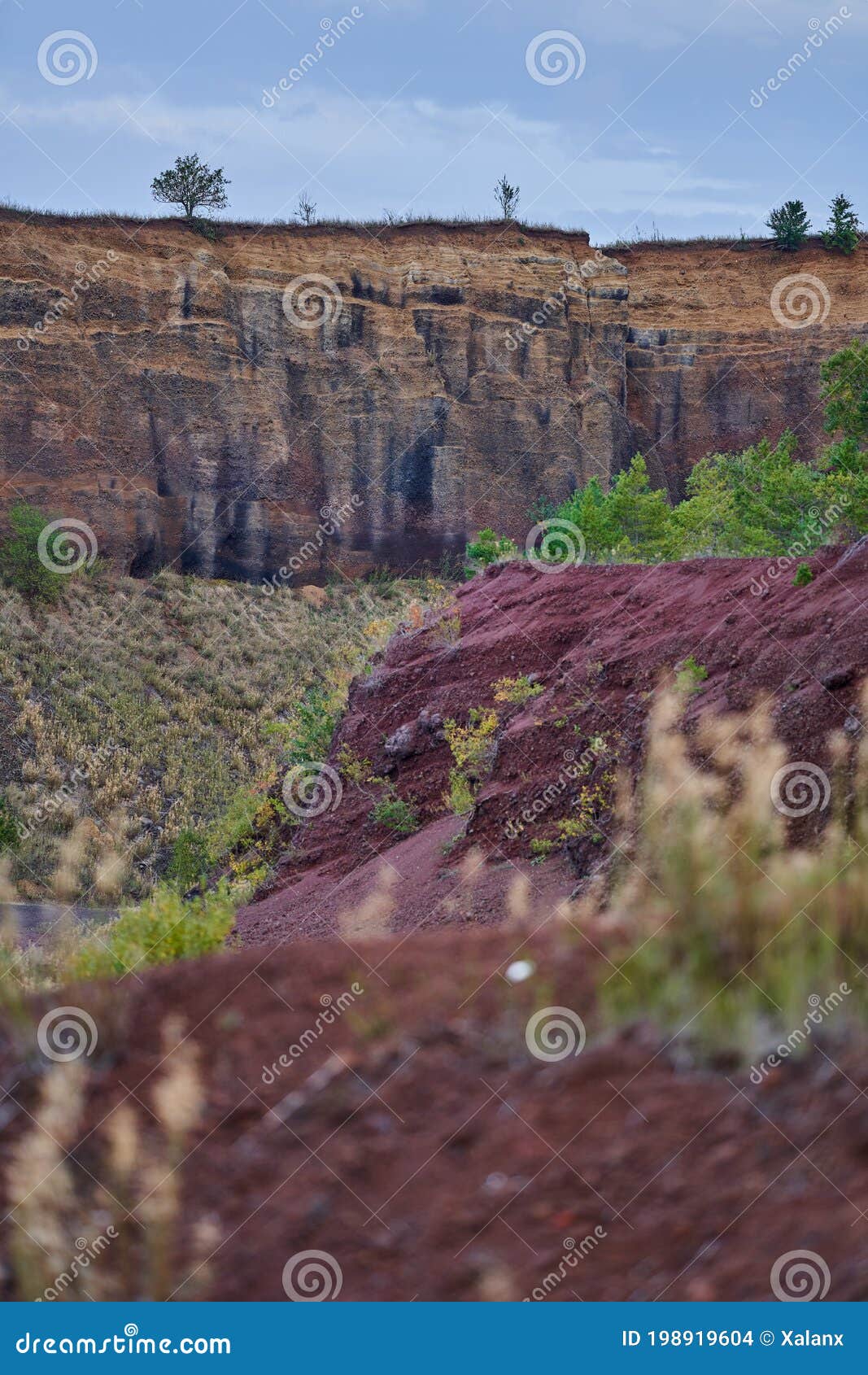 Inside an extinct volcano stock photo. Image of mountain - 198919604