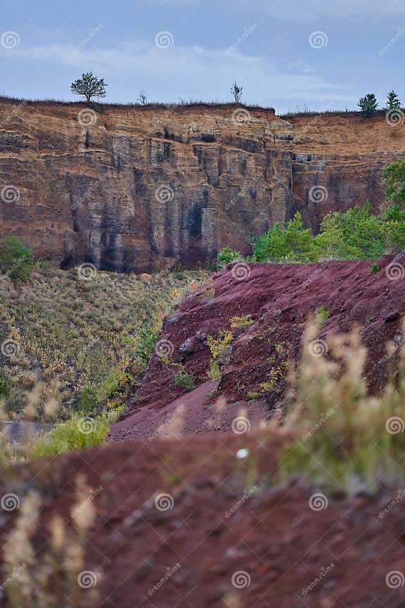 Inside an extinct volcano stock photo. Image of mountain - 198919604