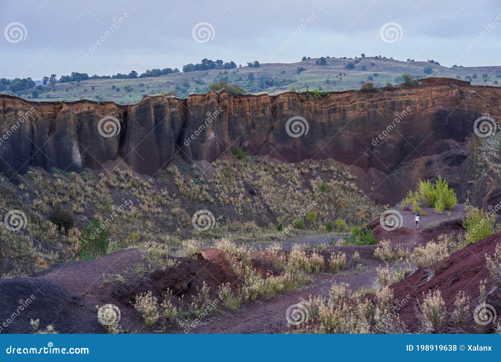 Inside an extinct volcano stock photo. Image of inactive - 198919638