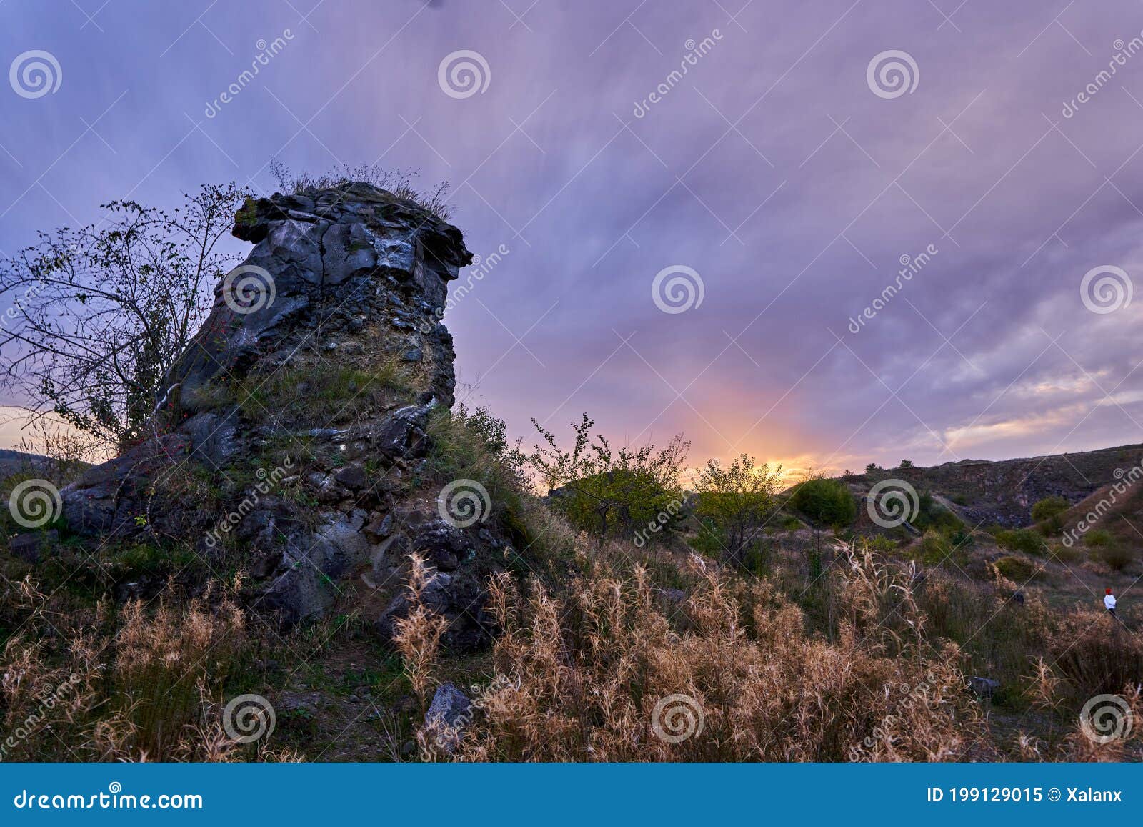 Inside an extinct volcano stock image. Image of canyon - 199129015