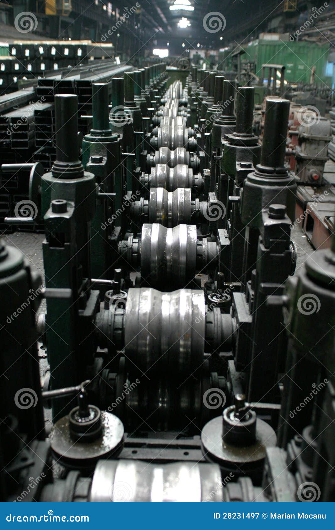 Inside factory stock image. Image of machinery, control - 28231497