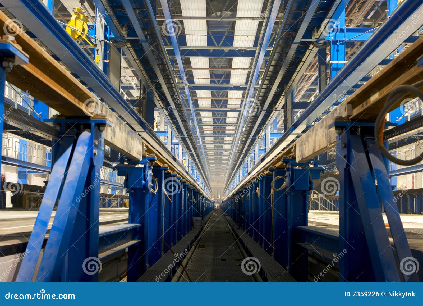 Inside factory area stock photo. Image of automatic, industry - 7359226