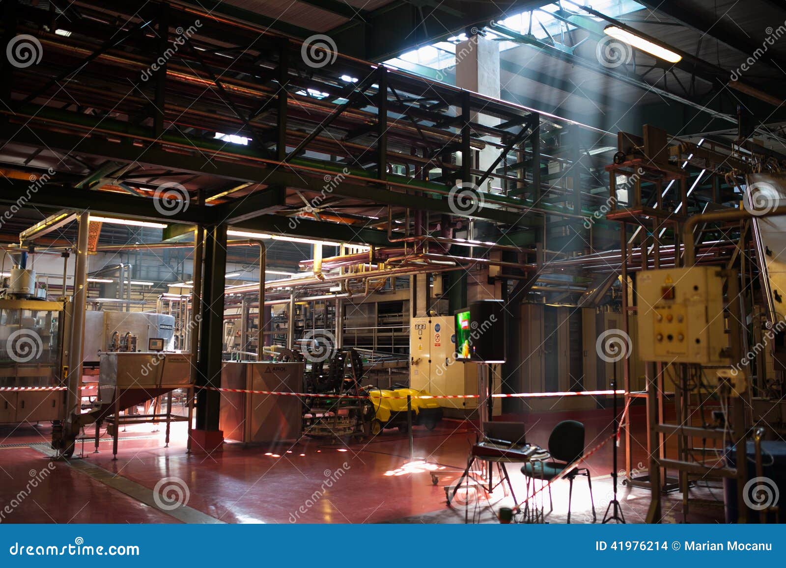 Inside factory stock photo. Image of hooks, interior - 41976214