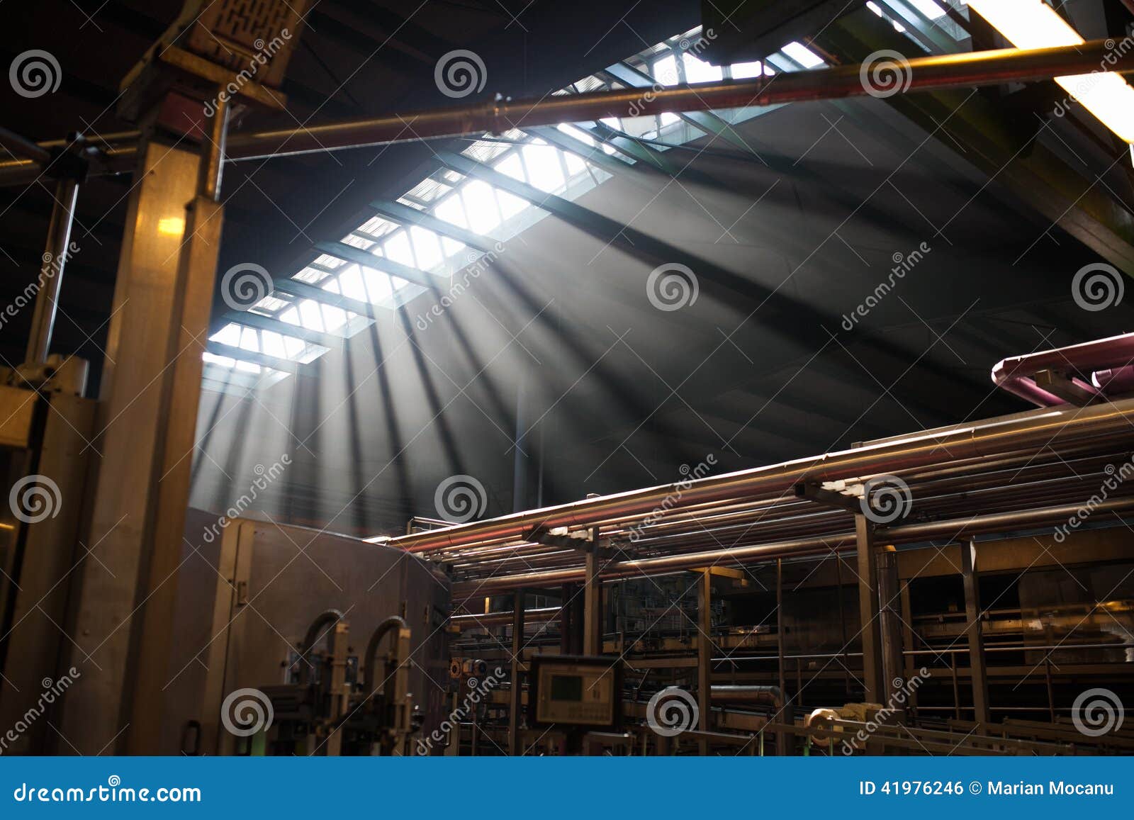 Inside factory stock photo. Image of inside, hooks, hook - 41976246