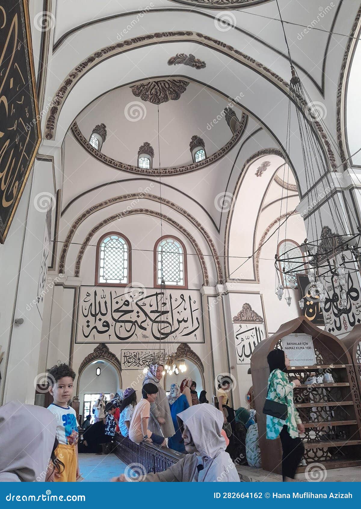 Inside of the Famous Mosque in Bursa Editorial Photography - Image of ...