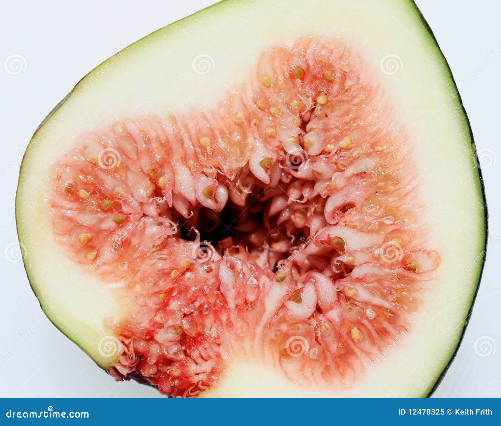 Inside a fig stock image. Image of lush, organic, edible - 12470325