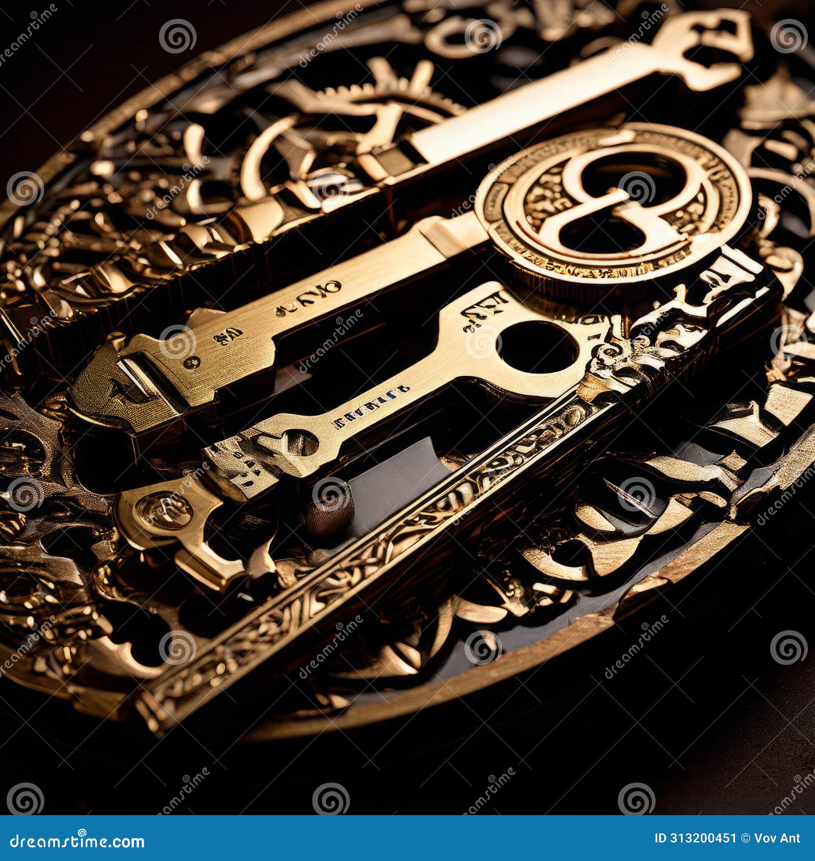 Inside a flat various keys stock illustration. Illustration of ultra ...